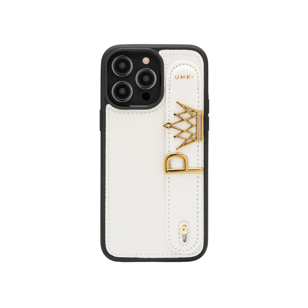 GLAM. Personalized Leather iPhone Case - PEARL – UMBI Club Official